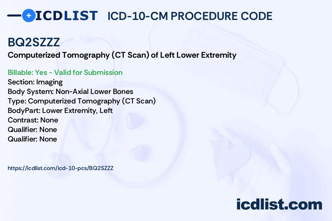 ICD-10-PCS Procedure Code BQ2SZZZ - Computerized Tomography (CT Scan ...
