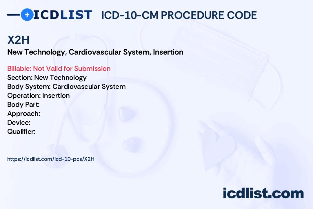 ICD-10-PCS Procedure Code X2H - New Technology, Cardiovascular System ...