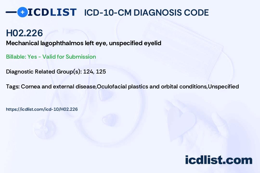ICD 10 CM Diagnosis Code H02 226 Mechanical Lagophthalmos Left Eye icd-10-cm-diagnosis-code-h02-226-mechanical-lagophthalmos-left-eye