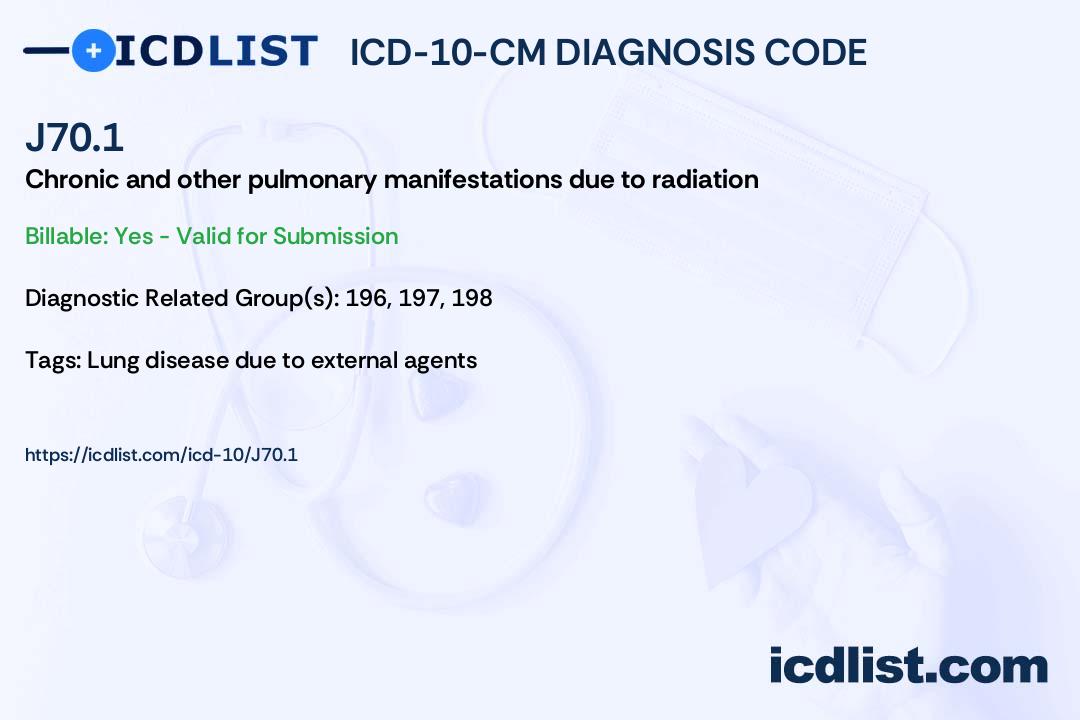 ICD-10-CM Diagnosis Code J70.1 - Chronic and other pulmonary ...