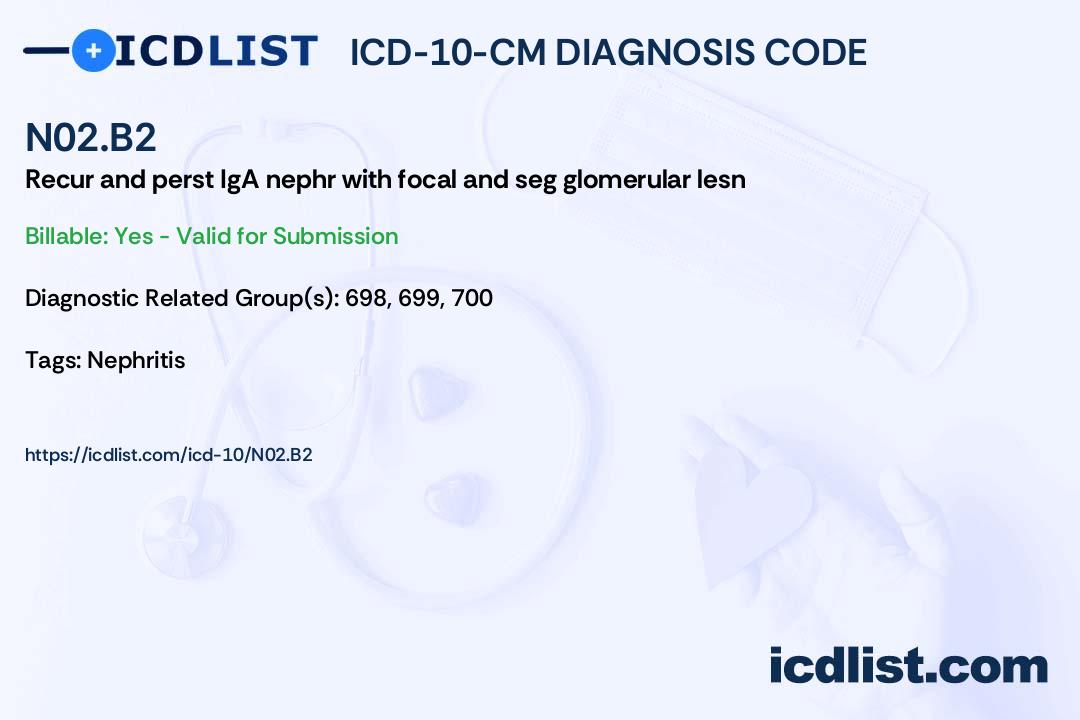ICD-10-CM Diagnosis Code N02.B2 - Recurrent and persistent ...