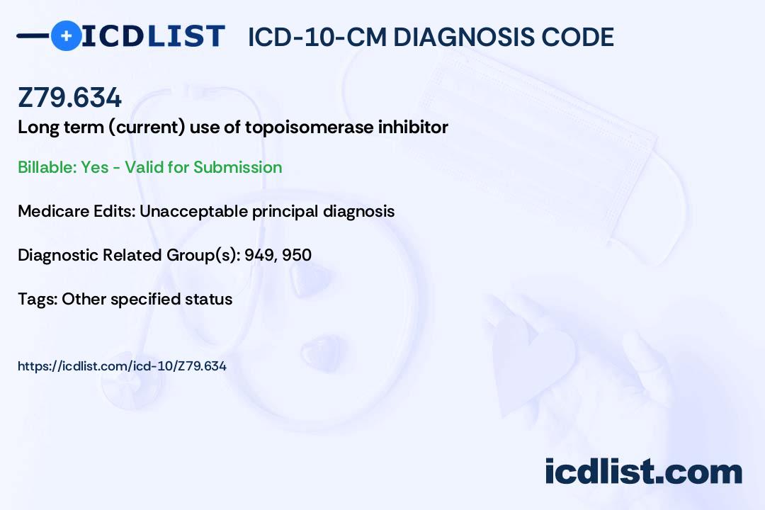 ICD-10-CM Diagnosis Code Z79.634 - Long term (current) use of ...